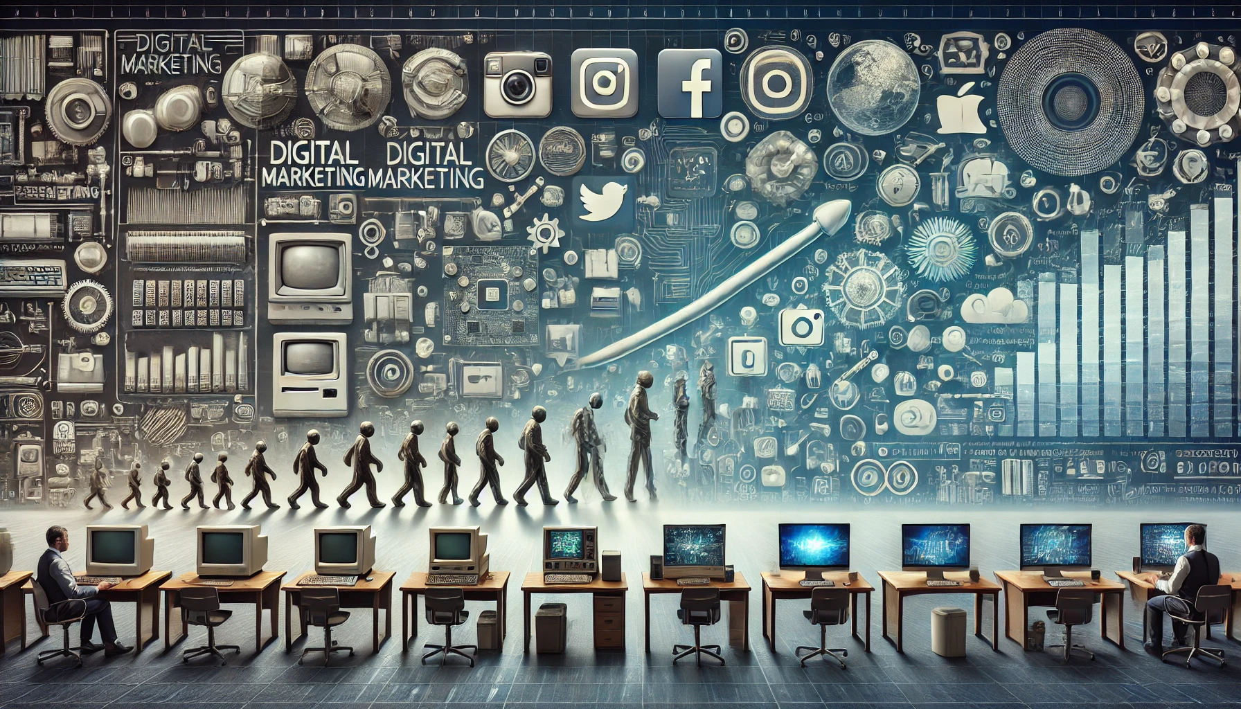 Evolution of Digital Marketing : Origins to Future Trends